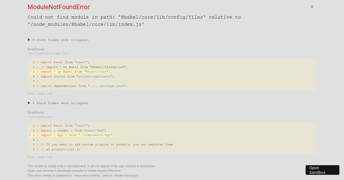Babel Repl Custom Plugin Codesandbox