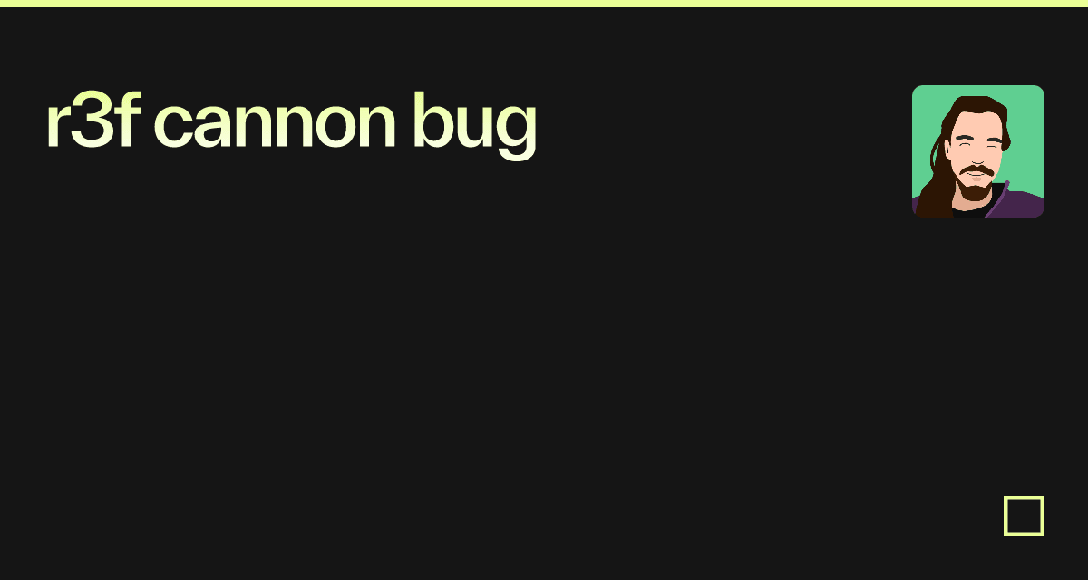 r3f cannon bug - Codesandbox