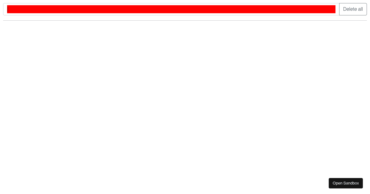 react-bootstrap-tagsinput (forked) - Codesandbox