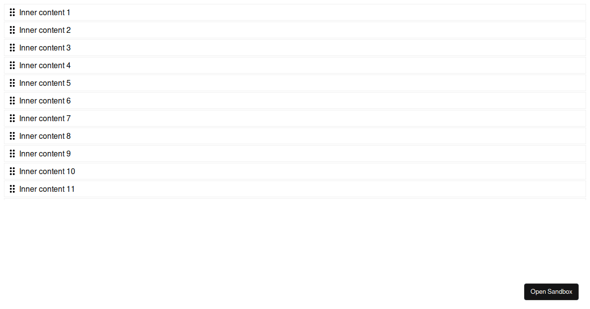 Dnd Kit Drag To Sort Exploration Codesandbox