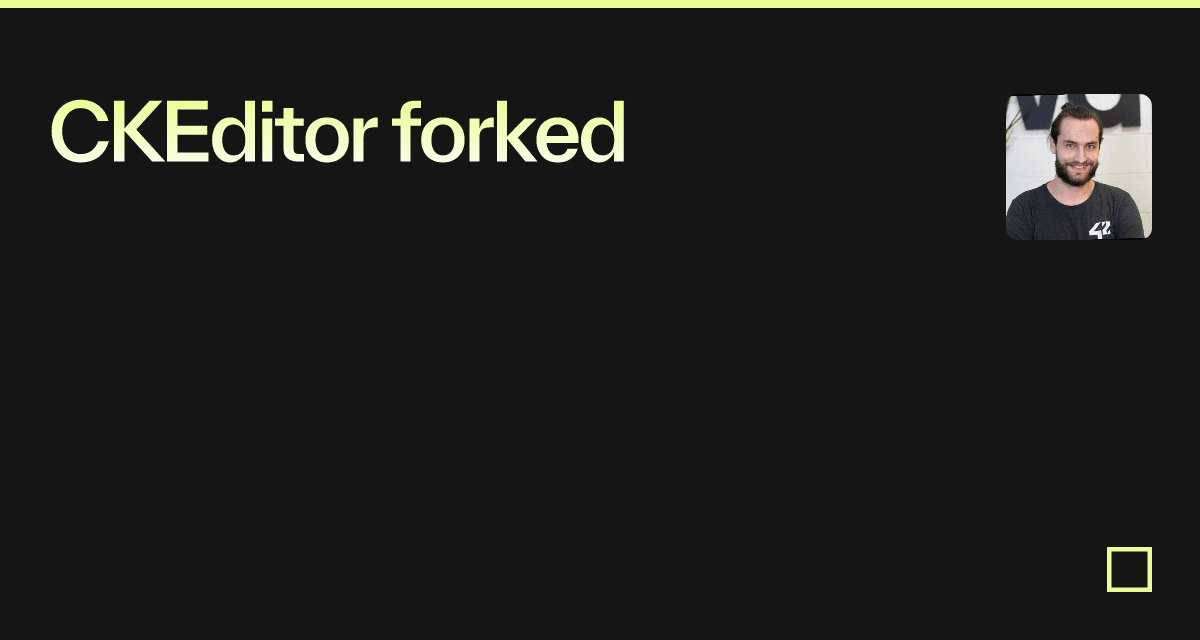 CKEditor forked - Codesandbox