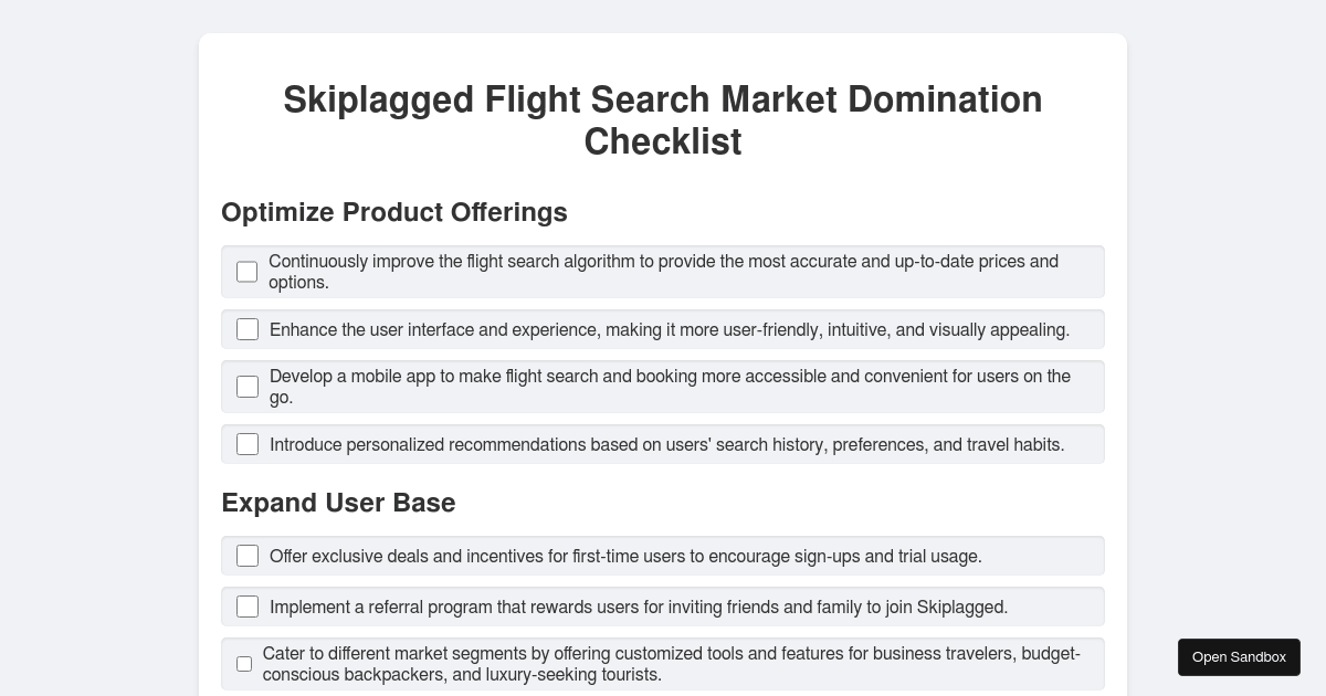 wzs/ai-domination-checklist - Codesandbox