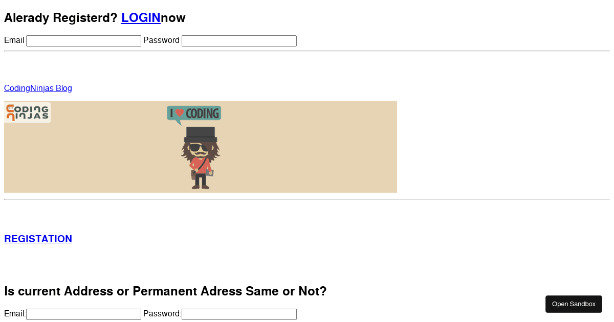 Create multiple forms (forked) - Codesandbox
