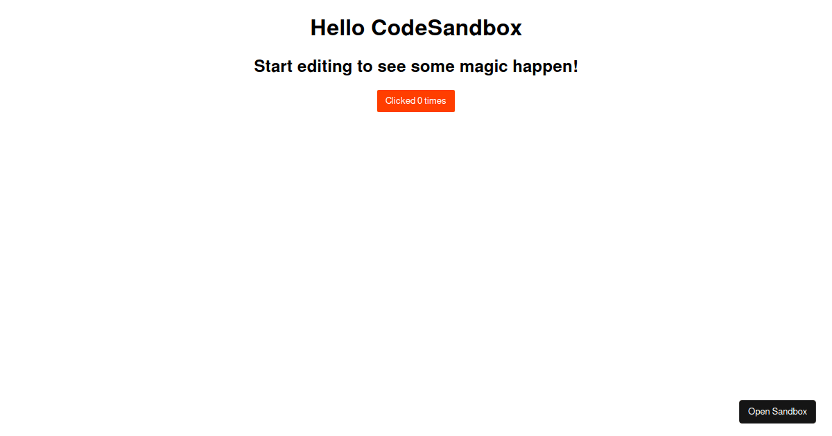 School Project Codesandbox