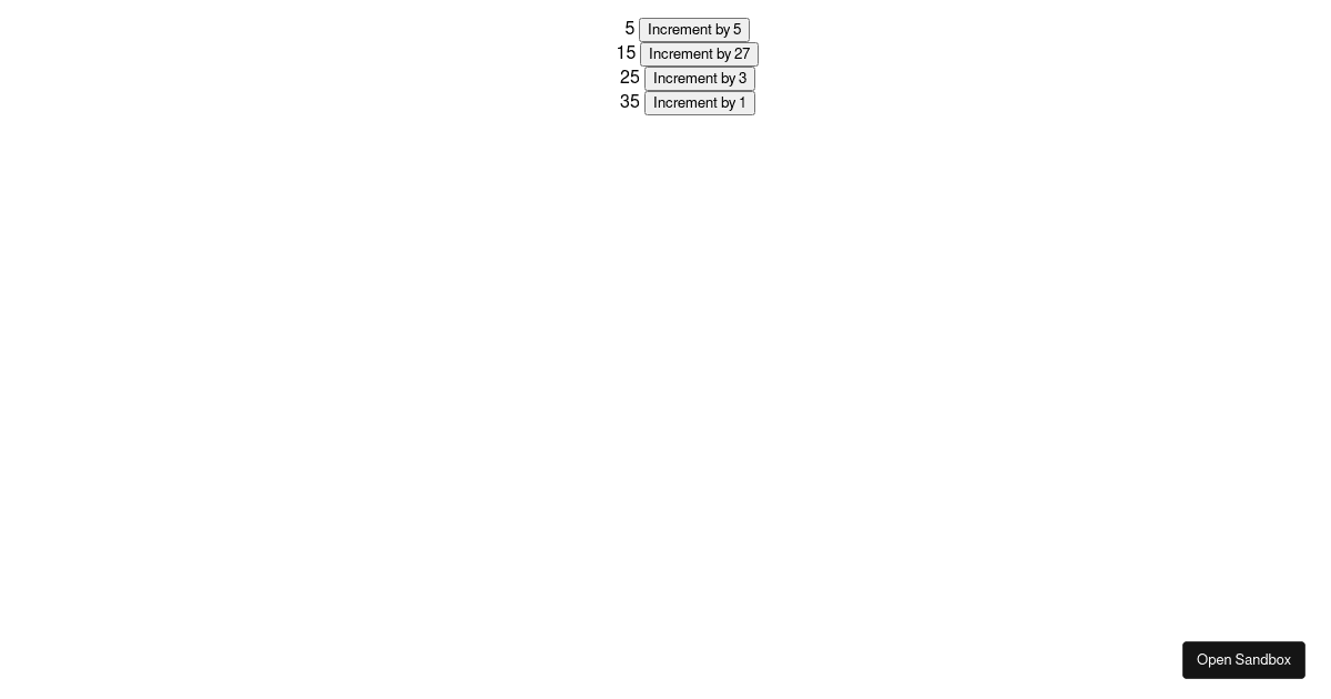 react challenge 4 - Codesandbox