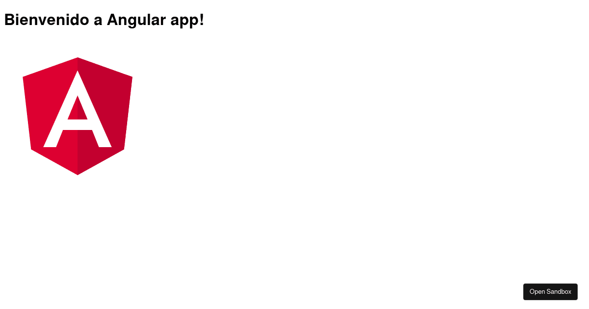 angular - Codesandbox