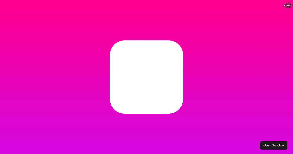 Svelte motion: Simple animation - Codesandbox