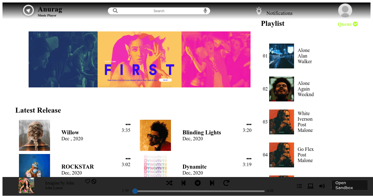 music-player-1 - Codesandbox