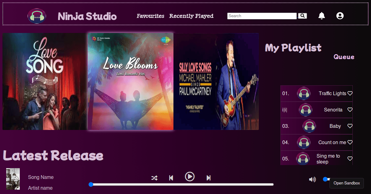 music-player-1 - Codesandbox