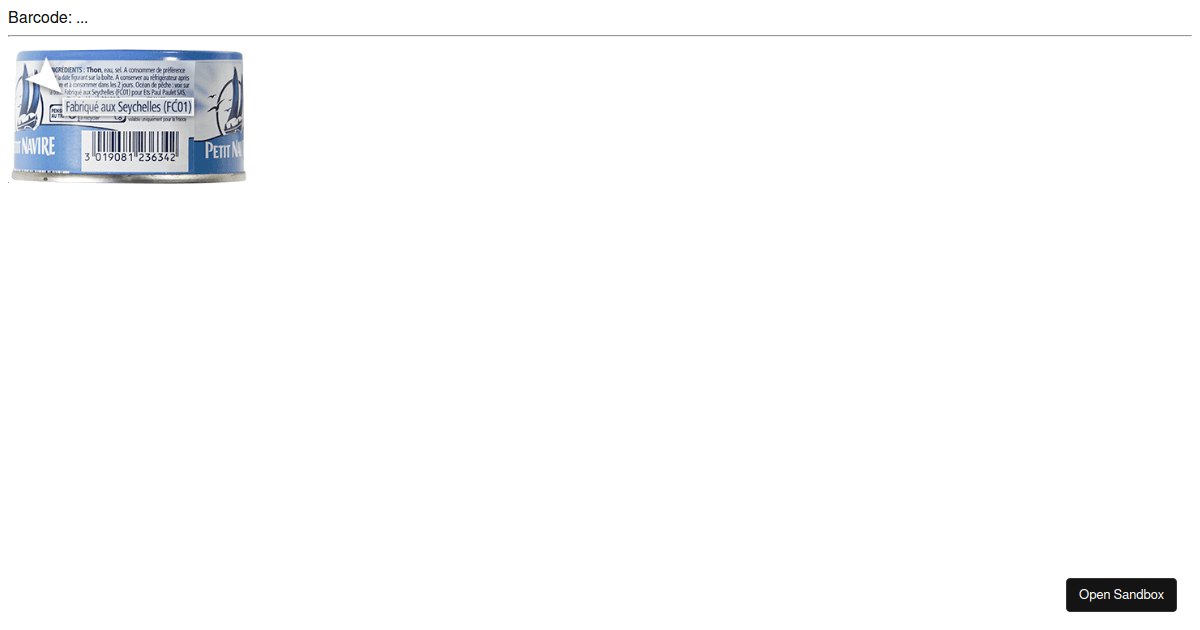 javascript-barcode-reader - Codesandbox