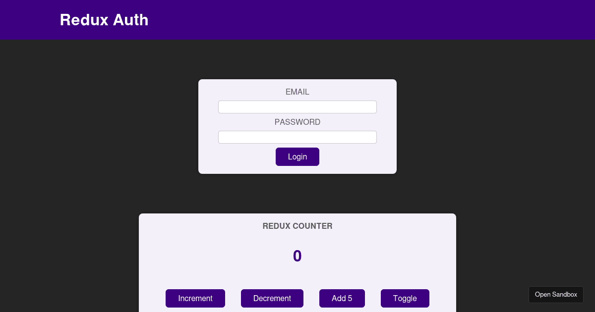 redux-basics-start (forked) - Codesandbox