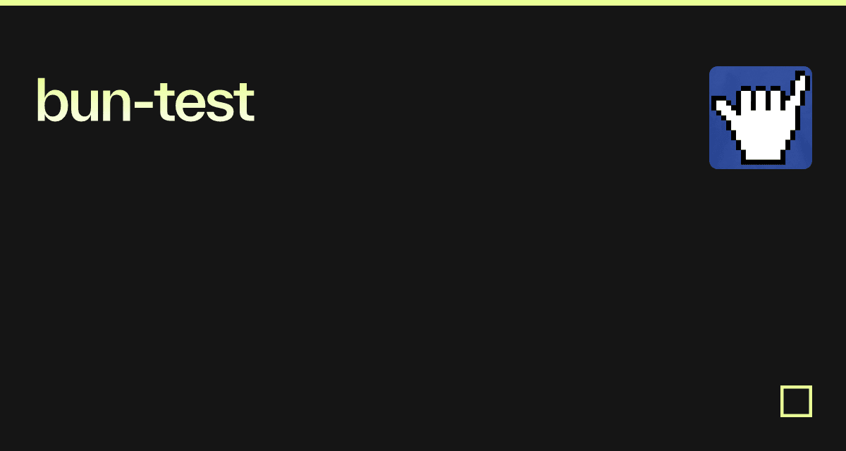 bun-test - Codesandbox