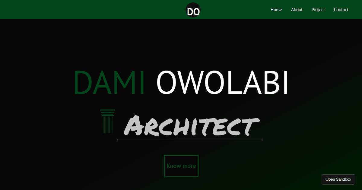 dami-portfolio - Codesandbox