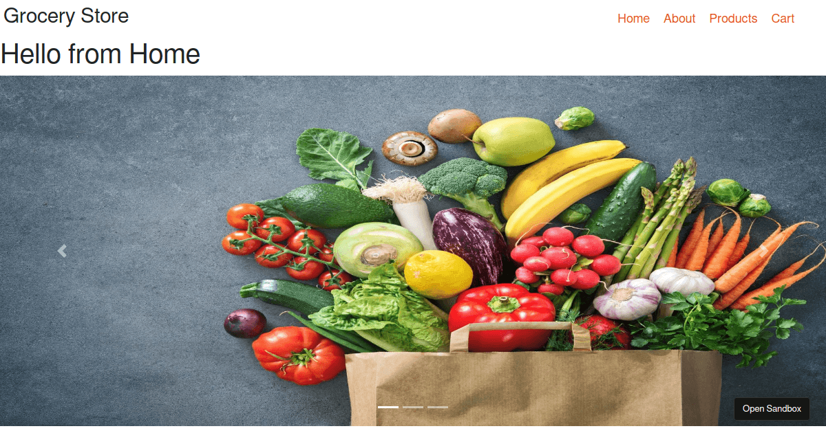 grocery-website - Codesandbox