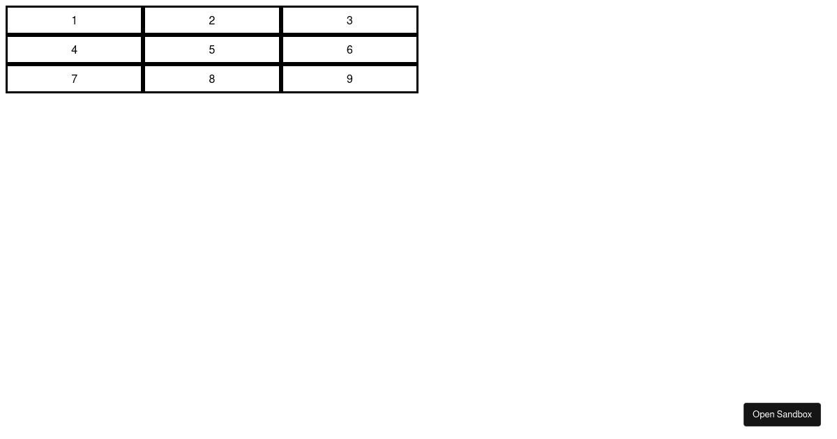 Tik-Tac-Toe - Codesandbox