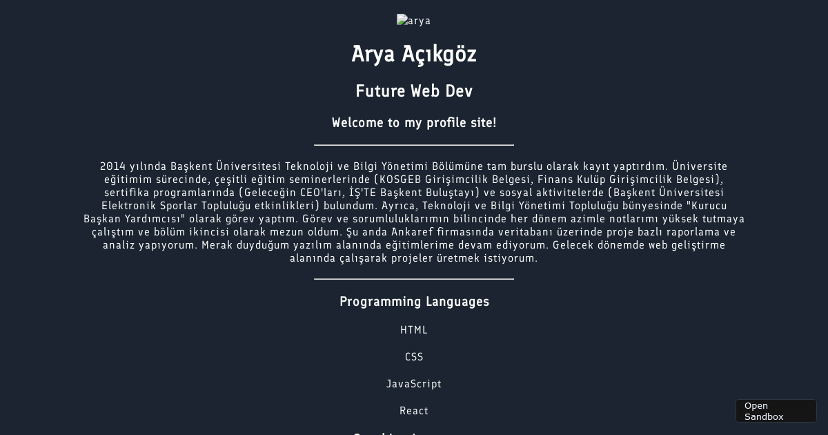 info-page - Codesandbox