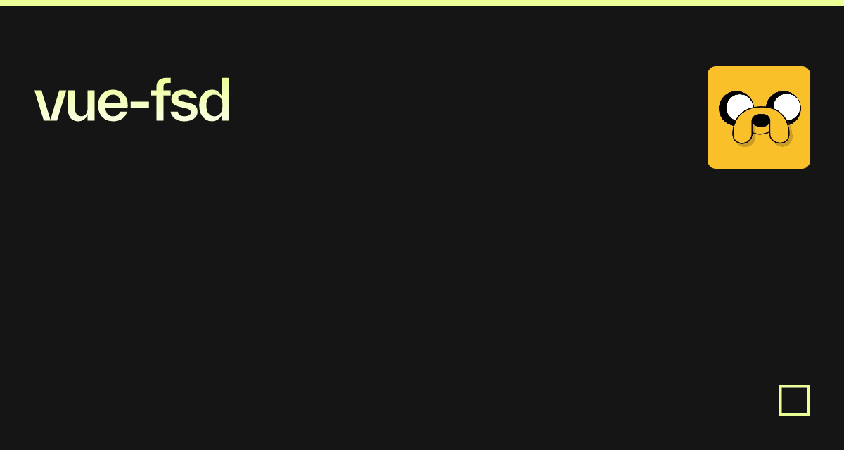 vue-fsd - Codesandbox