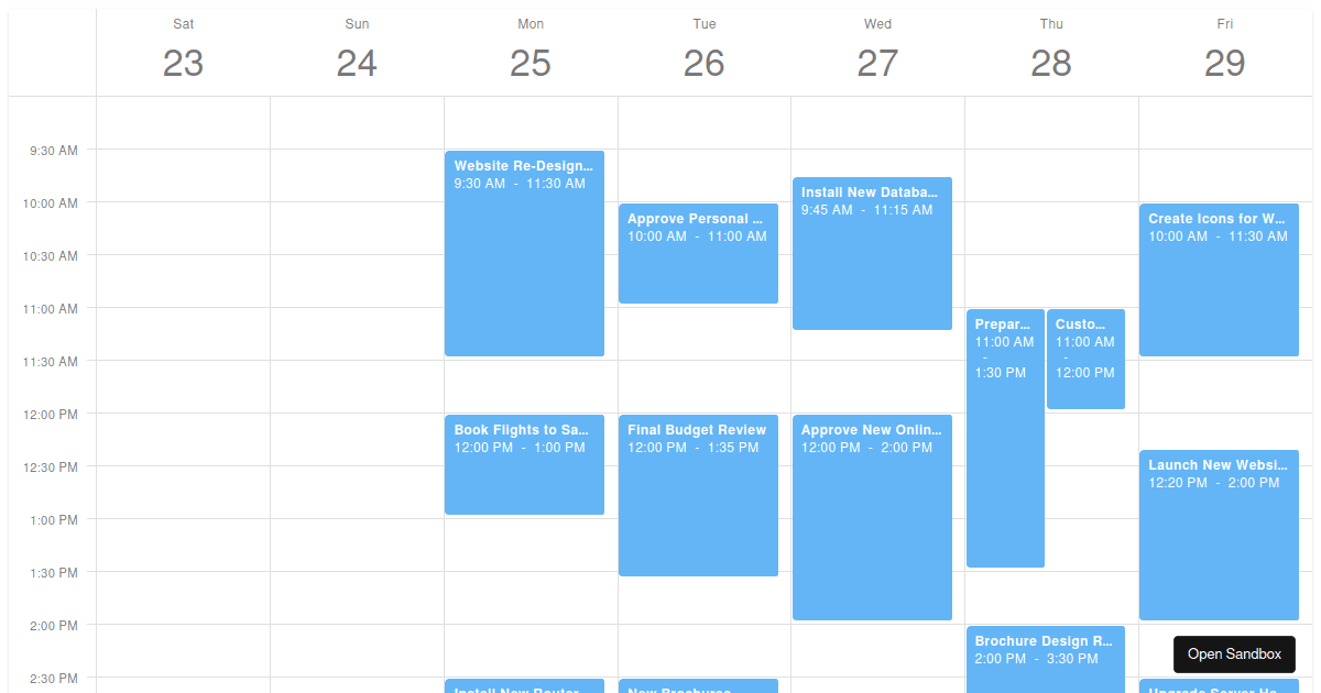 DevExtreme React Scheduler for Material-UI - Codesandbox DevExtreme React Scheduler for Material-UI - Codesandbox