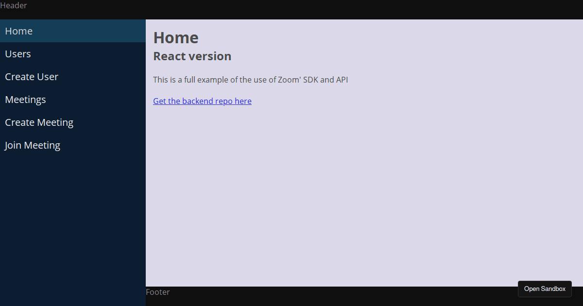 zoom-integration-react (forked) - Codesandbox