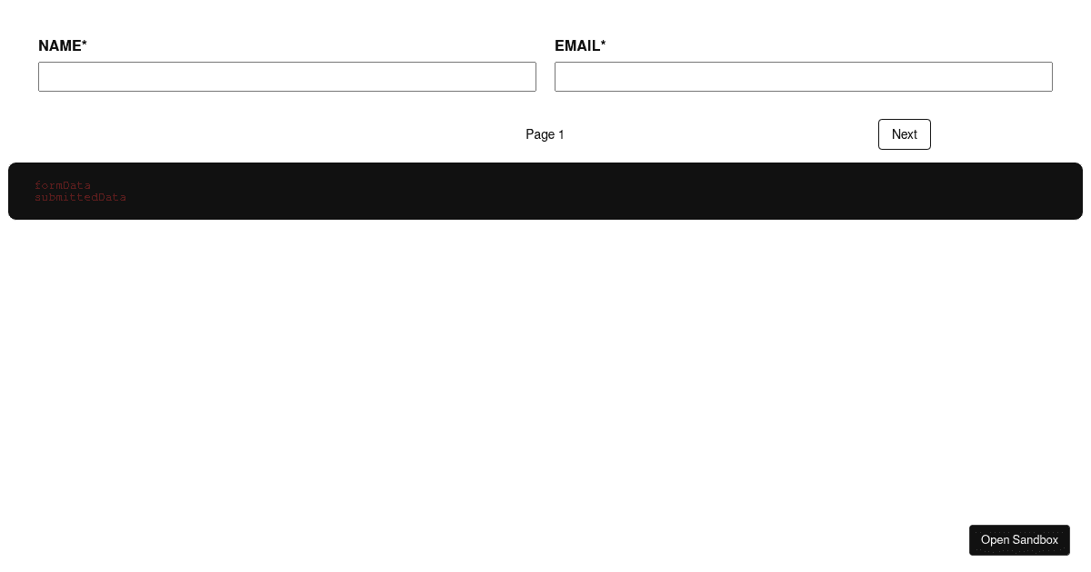 paginated-forms - Codesandbox
