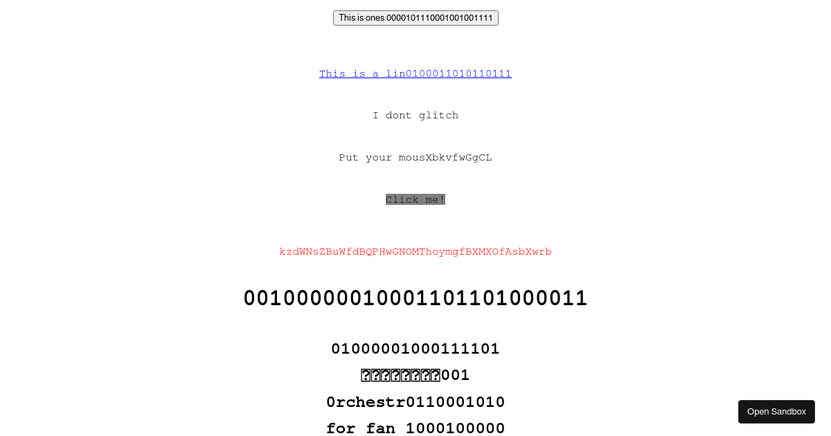 react-teffex Glitch example (forked) - Codesandbox