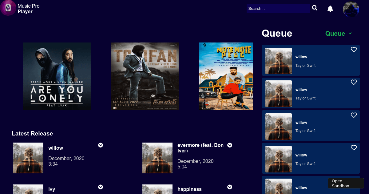 music-player-1 - Codesandbox