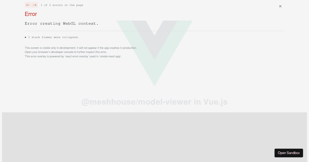 meshhouse-model-viewer-vue - Codesandbox