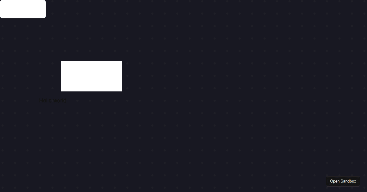Infinite canvas - Codesandbox