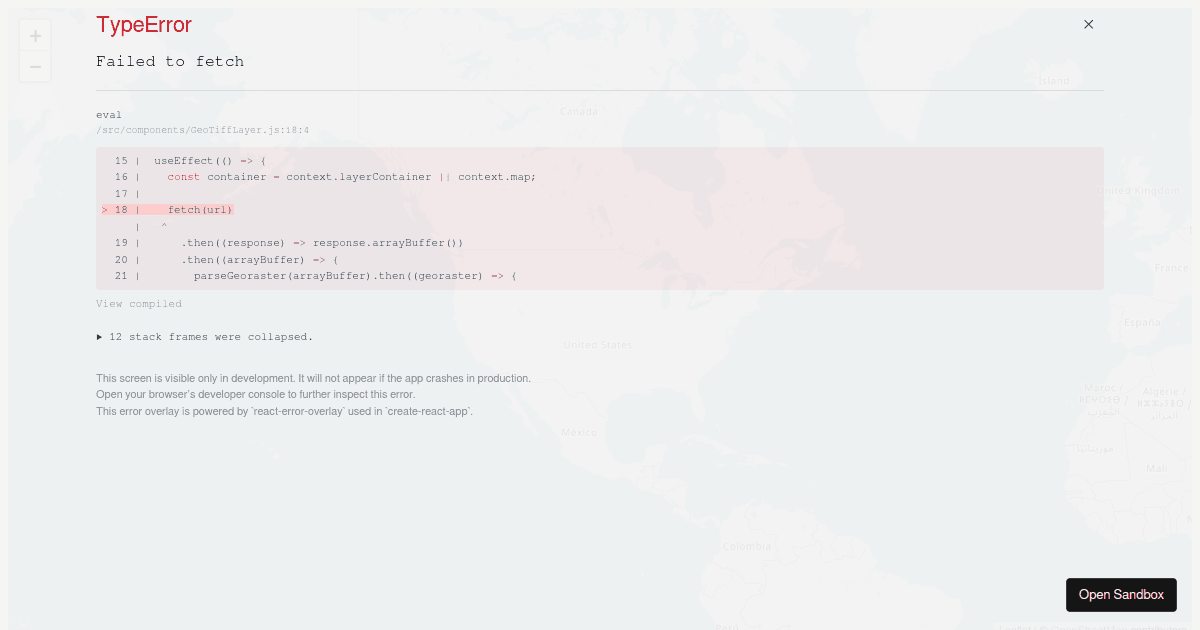react-geotiff (forked) - Codesandbox