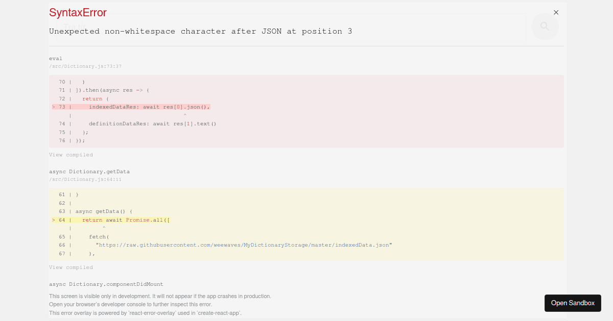 Read txt file - Codesandbox Read txt file - Codesandbox