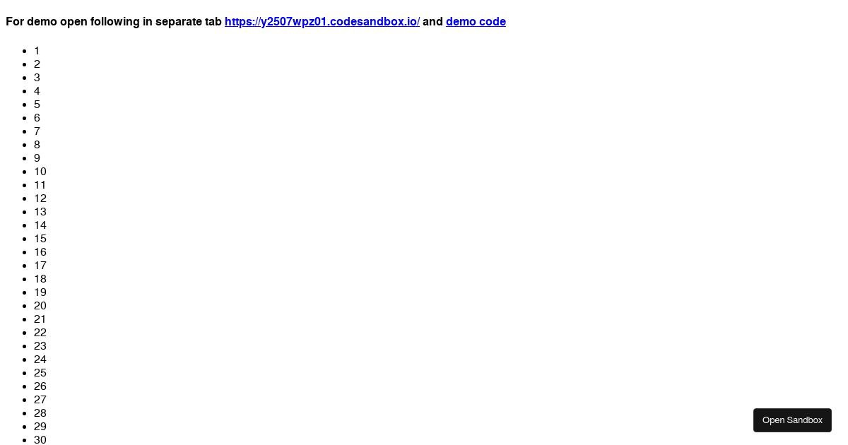 pedantic-field-lpb6t - Codesandbox
