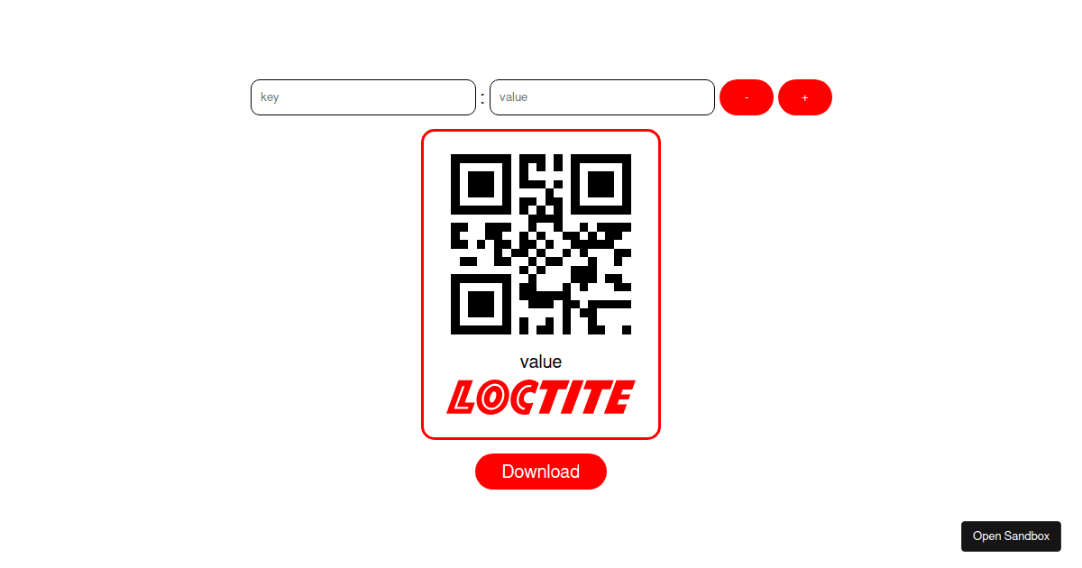 generate-qrcode-with-json-data - Codesandbox