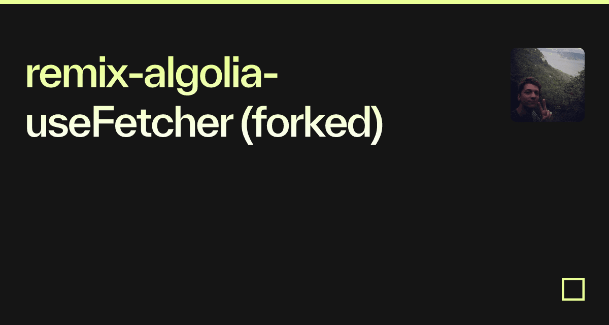 remix-algolia-useFetcher (forked) - Codesandbox