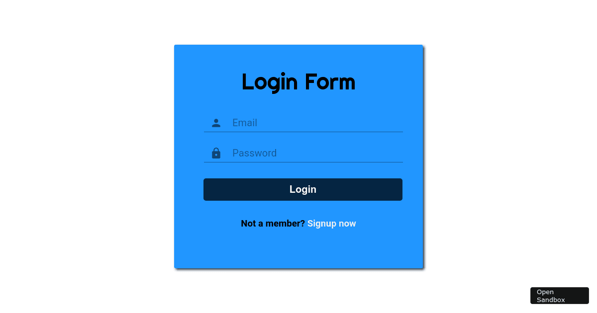 login - Codesandbox
