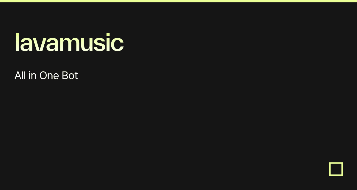lavamusic - Codesandbox