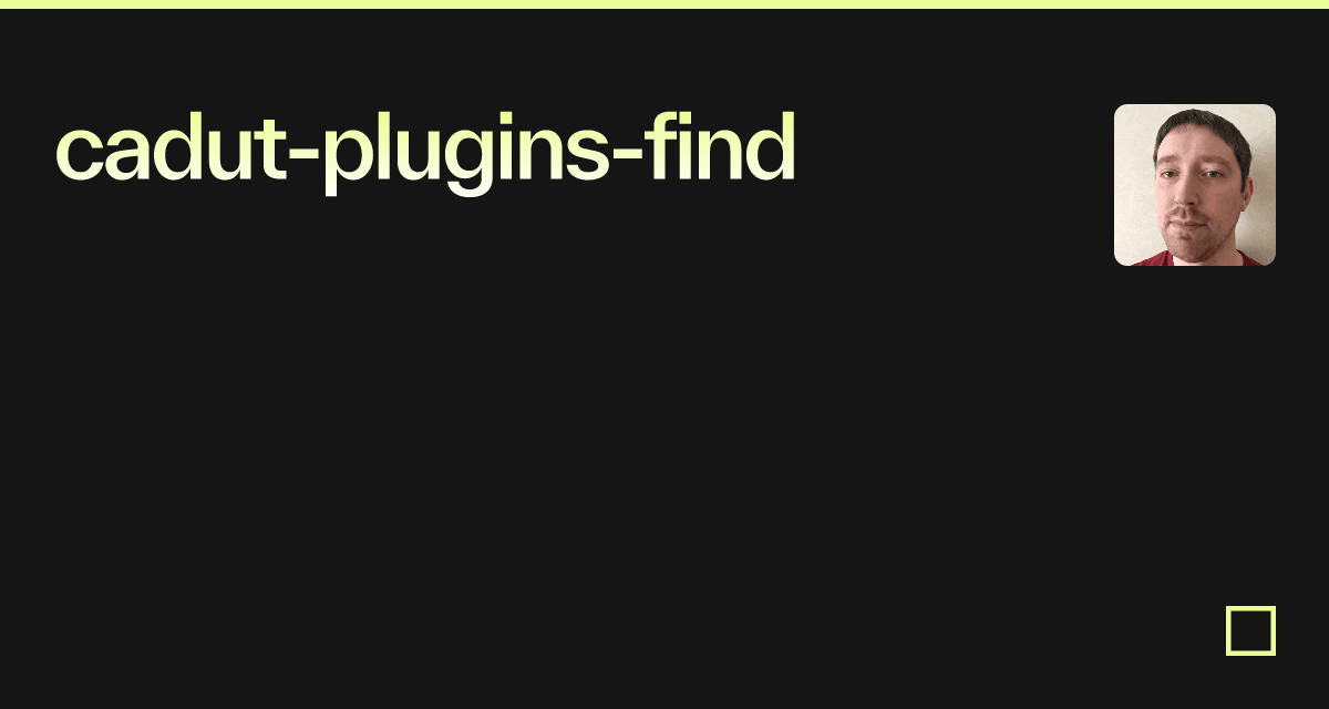 cadut-plugins-find - Codesandbox