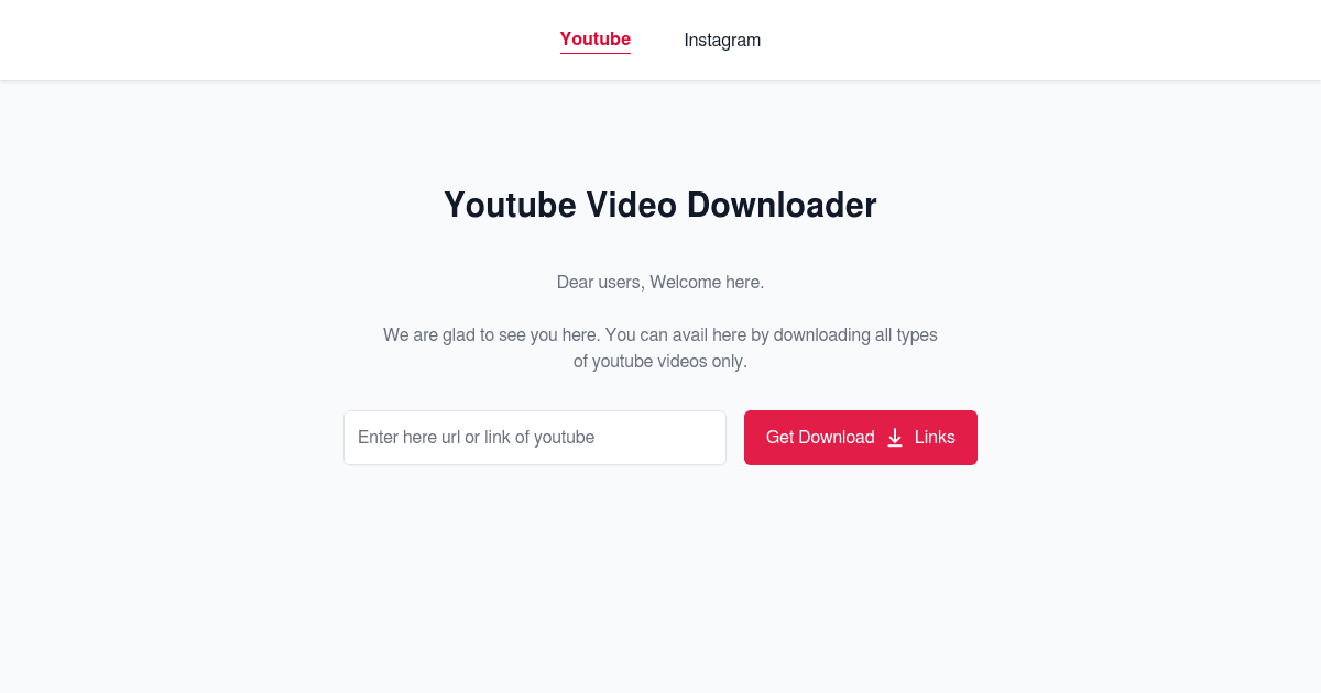 Youtube-Video-Downloader - Codesandbox