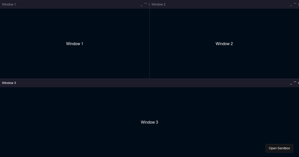 fullwidthtab-dockview - Codesandbox