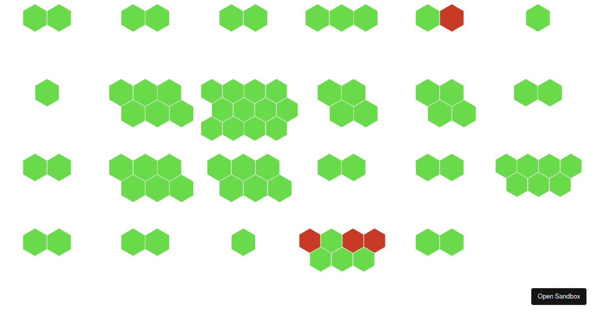 HoneyComb Visualisation - Codesandbox