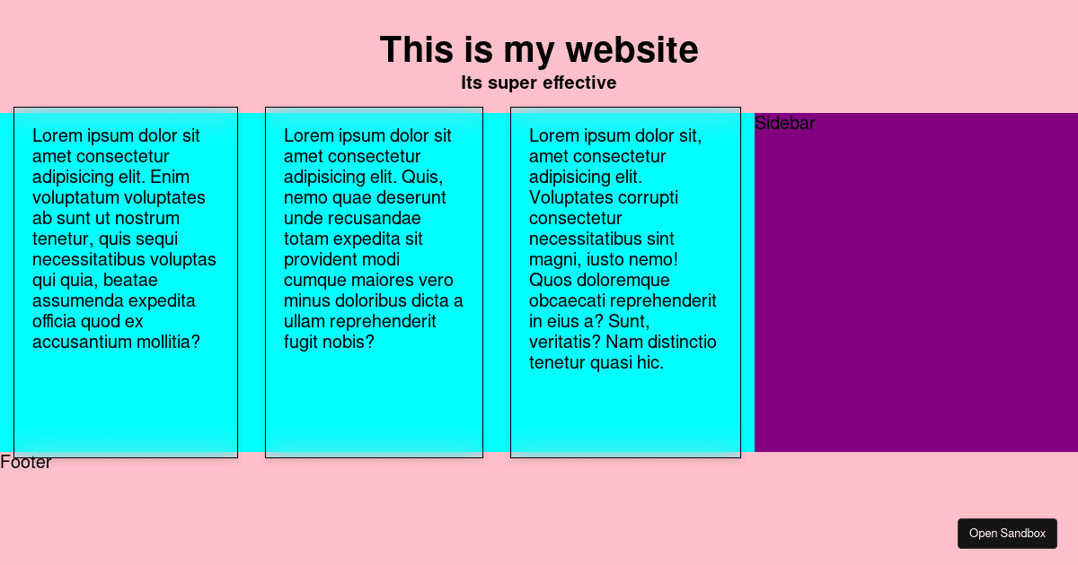 static - Codesandbox