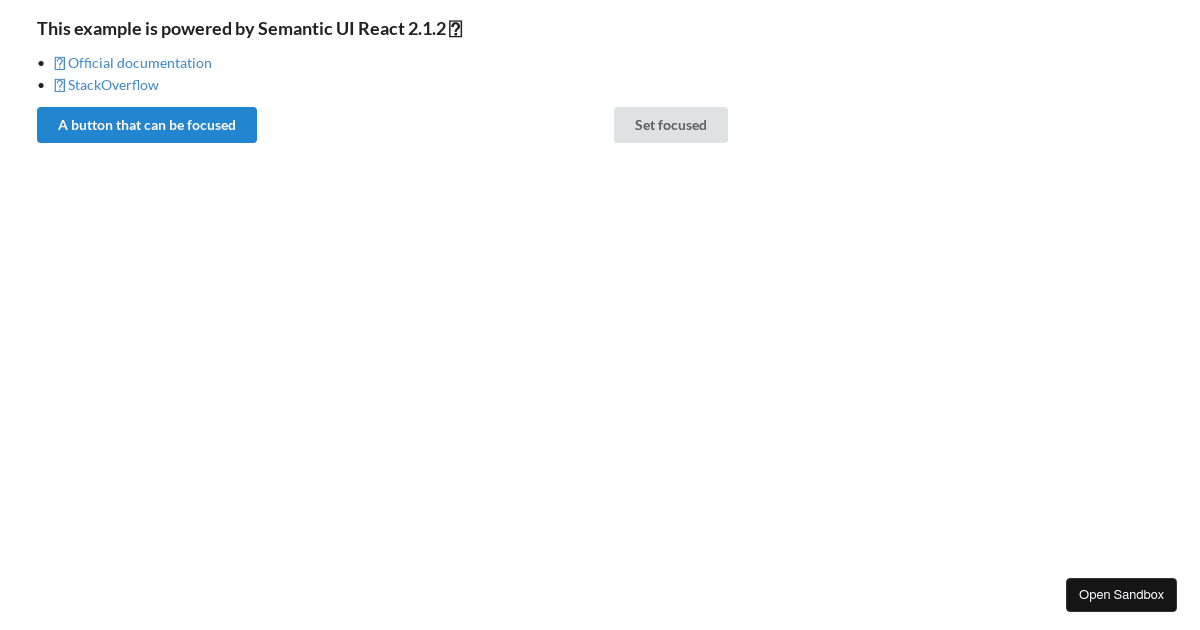 semantic-ui-example - Codesandbox