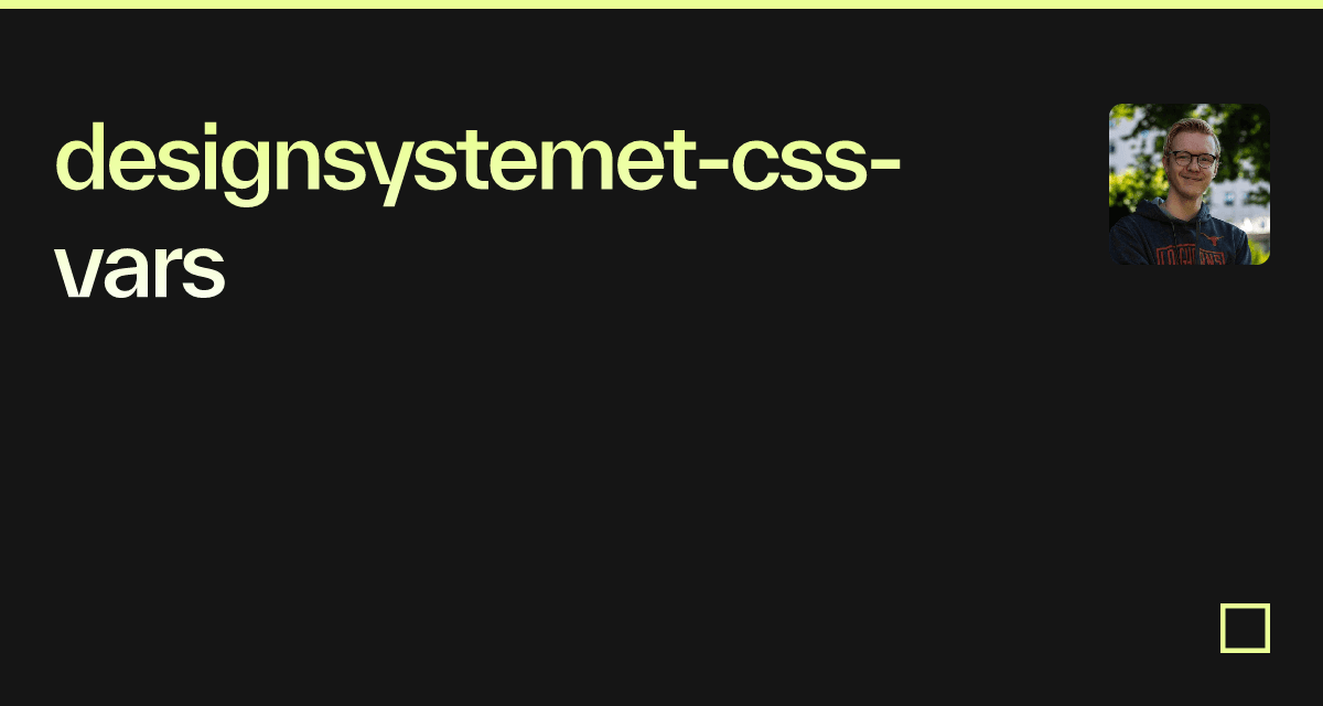 designsystemet-css-vars - Codesandbox
