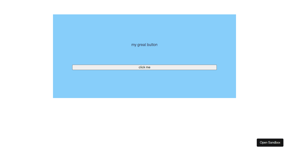 v-on="$listeners" example - Codesandbox
