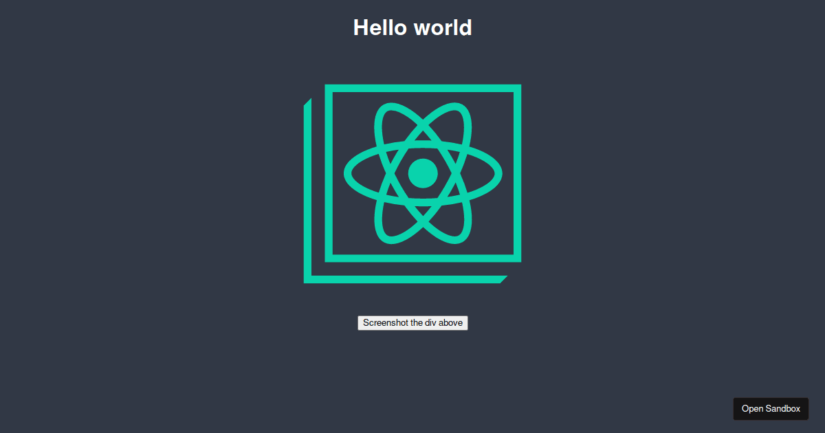 screenshot-app (forked) - Codesandbox