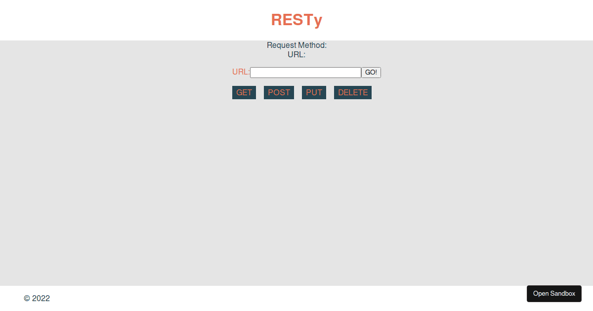 resty - Codesandbox