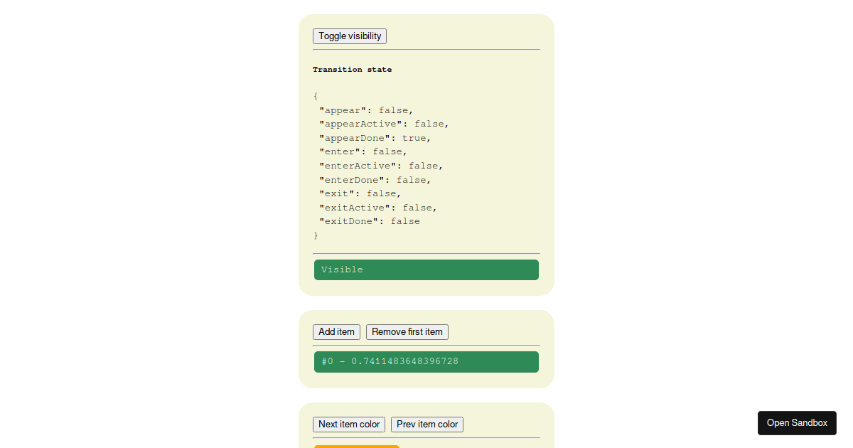 preact-transitioning - Codesandbox