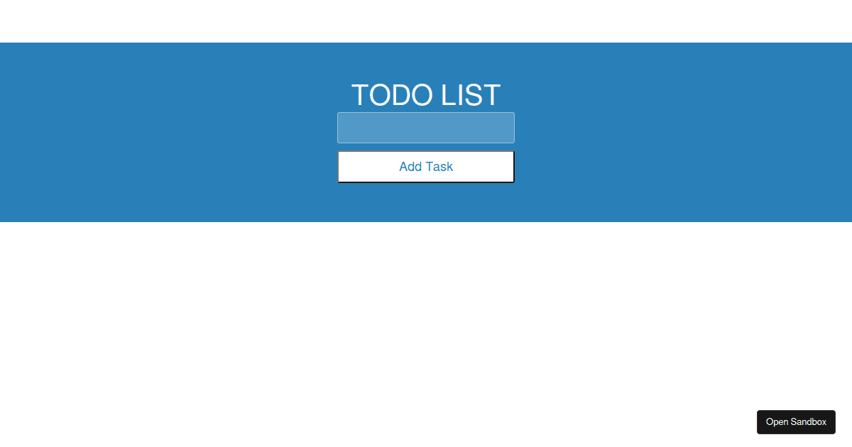 reacttodolist - Codesandbox