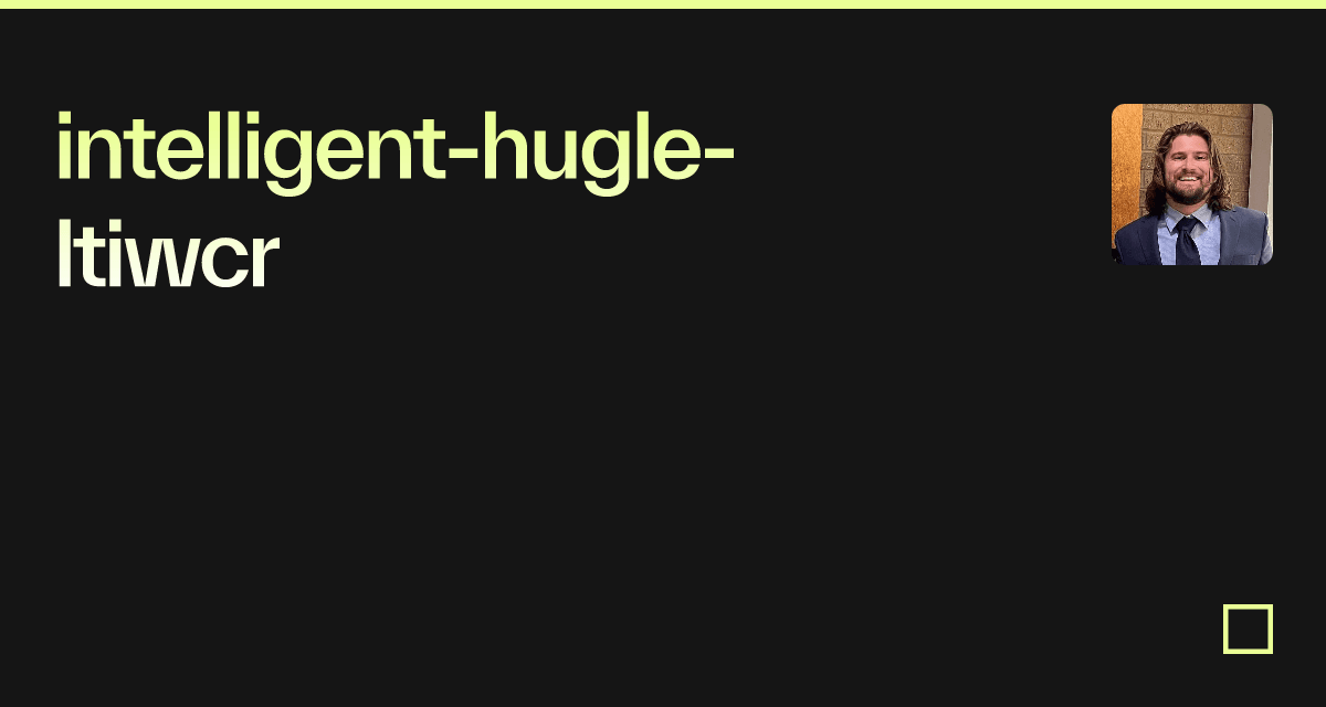 intelligent-hugle-ltiwcr - Codesandbox