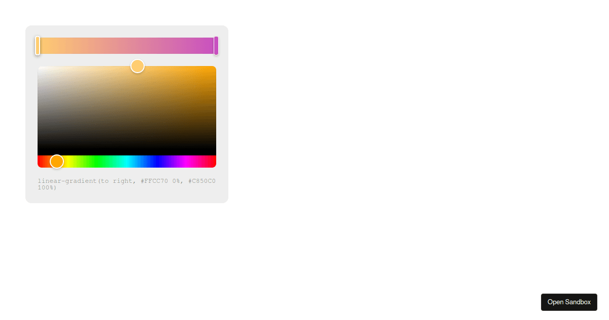 react-colorful-gradient (forked) - Codesandbox