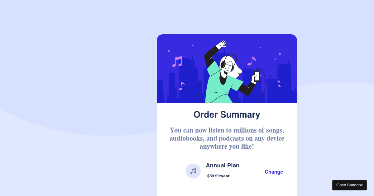 order-summary-component - Codesandbox